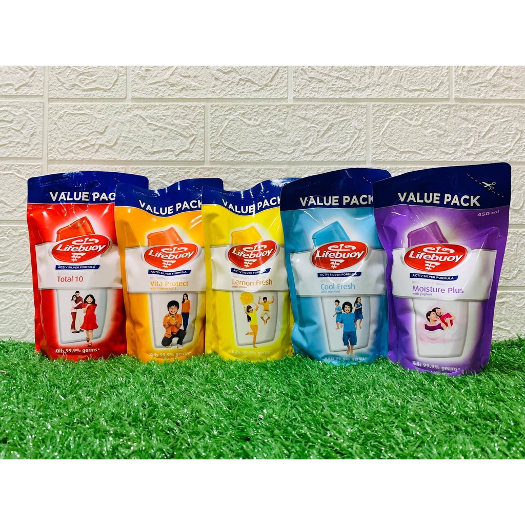 LIFEBUOY ANTIBACTERIAL BODY WASH REFILL PACK 450ML [SHOWER GEL] [BODY ...