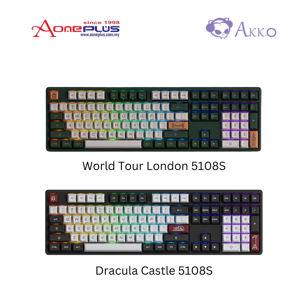 Akko 5108S RGB Mechanical Keyboard (TTC Speed Silver Switch) | Shopee ...