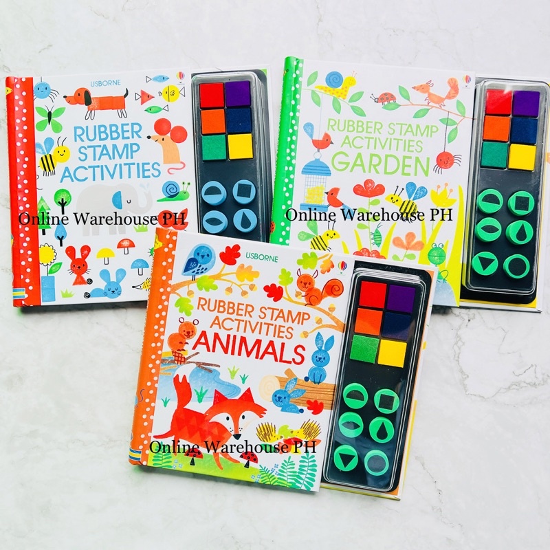 Usborne Rubberstamp Activites - Fun Activities with Kids! | Shopee Malaysia