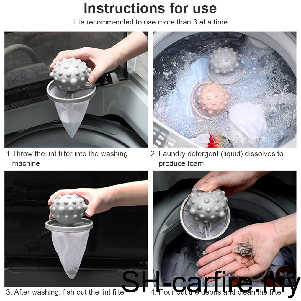 Washing Machine Hair Filter Accessories Net Mesh Surface Laundry Hairs ...