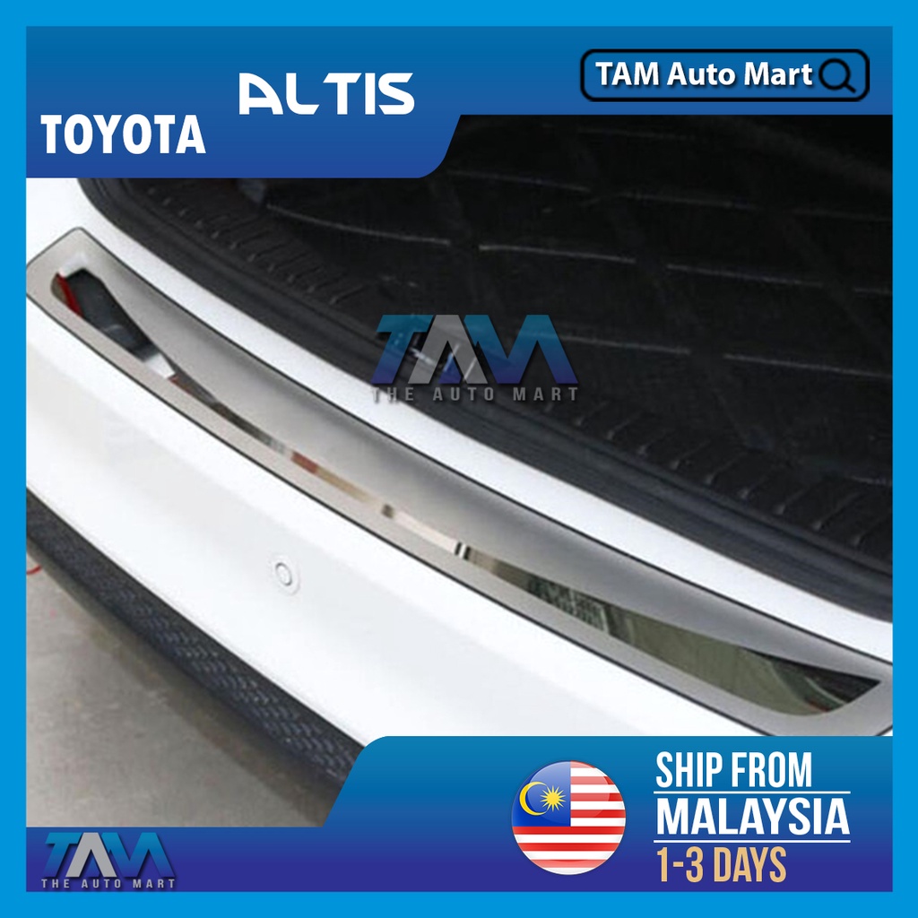 Toyota Altis Rear Bumper Guard Trunk Sill Protector Rear Bumper ...
