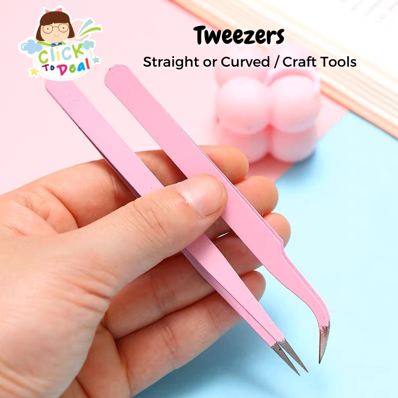 Macaron Color Tweezers 1.5mm Tape Stickers Scrapbook Tools Bujo ...