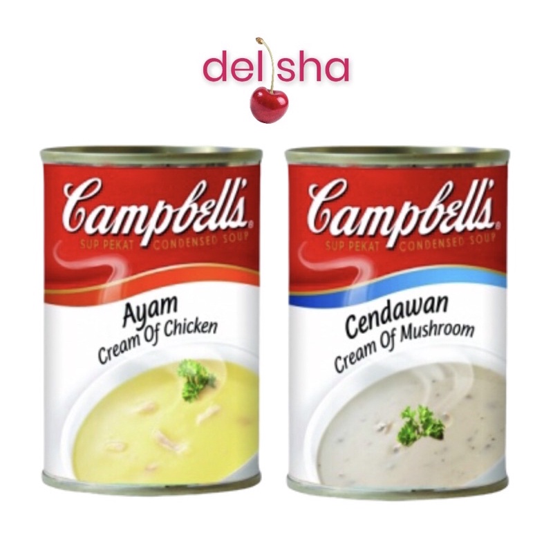 Campbell Cream Of Chicken 300g | Cream of Mushroom 290g | Shopee Malaysia