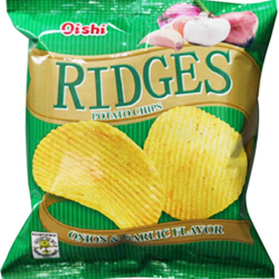 Oishi Ridges Onion & Garlic Flavor 22g | Shopee Malaysia