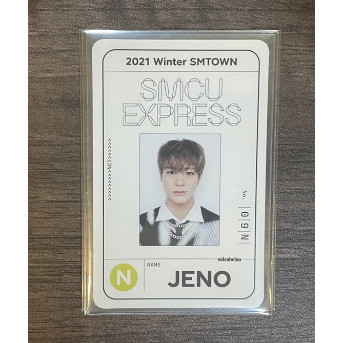 Pc PHOTOCARD JENO SMCU JENO PASSCARD SMCU NCT DREAM ID CARD JENO SMCU ...