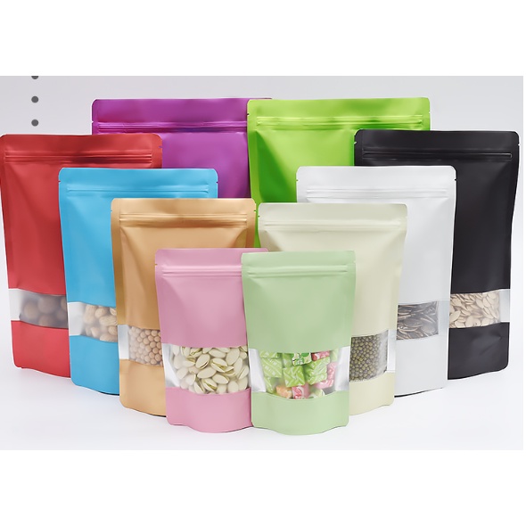 50pcs ziplock craft colourful storage bag plastic packaging zipper bag ...