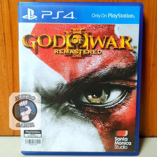 Ps4 God of War 3 Remastered PS4 Cassette God of War III Playstation PS ...