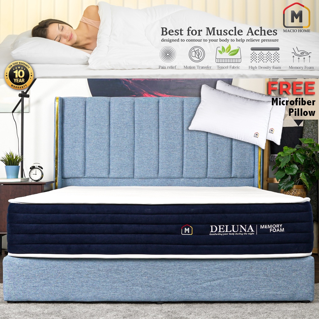 (Free Shipping) Dr. Macio Deluna 11" Memory Foam - King/Queen/S.Single ...
