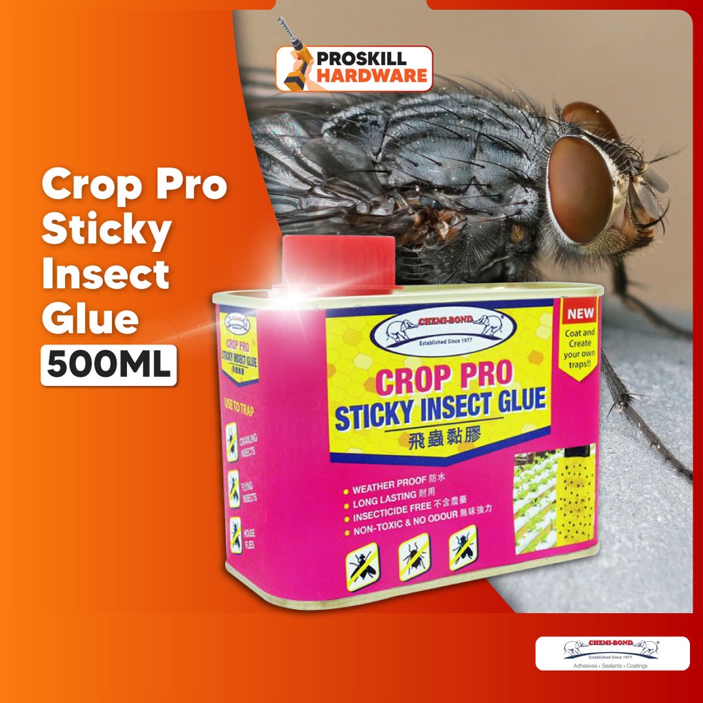 PROSKILL HARDWARE Chemibond Crop Pro Sticky Insect Glue 500ML Glue Trap ...