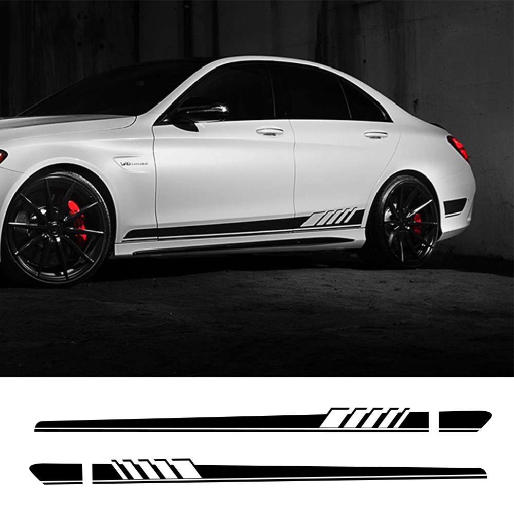 Car Stickers Line Decals For Mercedes Benz W205 W204 W203 W212 GLC CLA ...