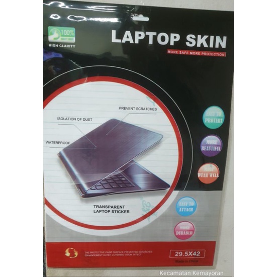 Transparent Laptop Body Skin (Glossy) | Shopee Malaysia