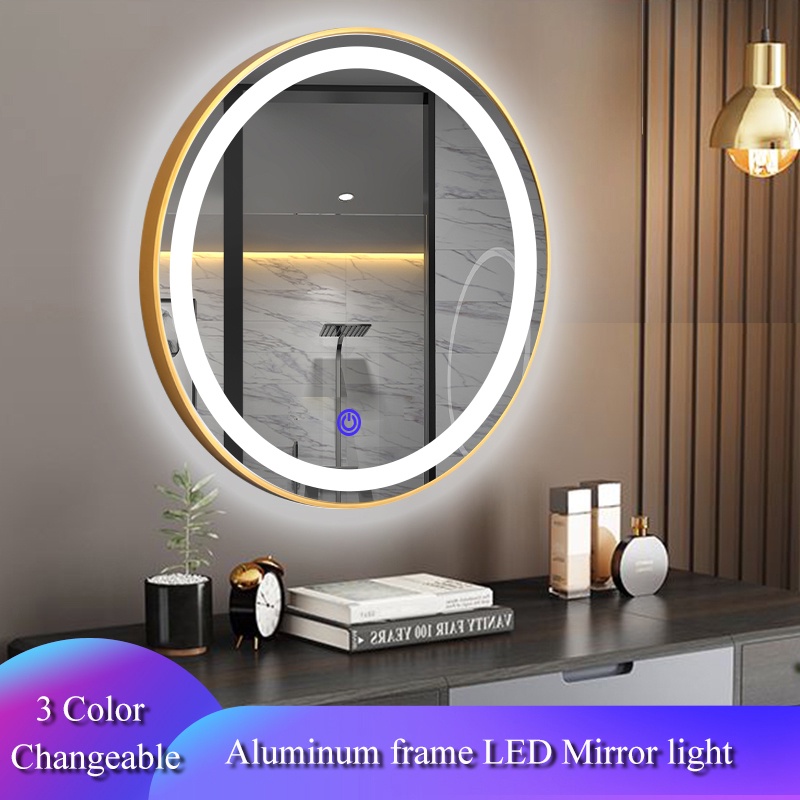 24W Aluminum frame LED Mirror Light 3 Color changeable | Shopee Malaysia