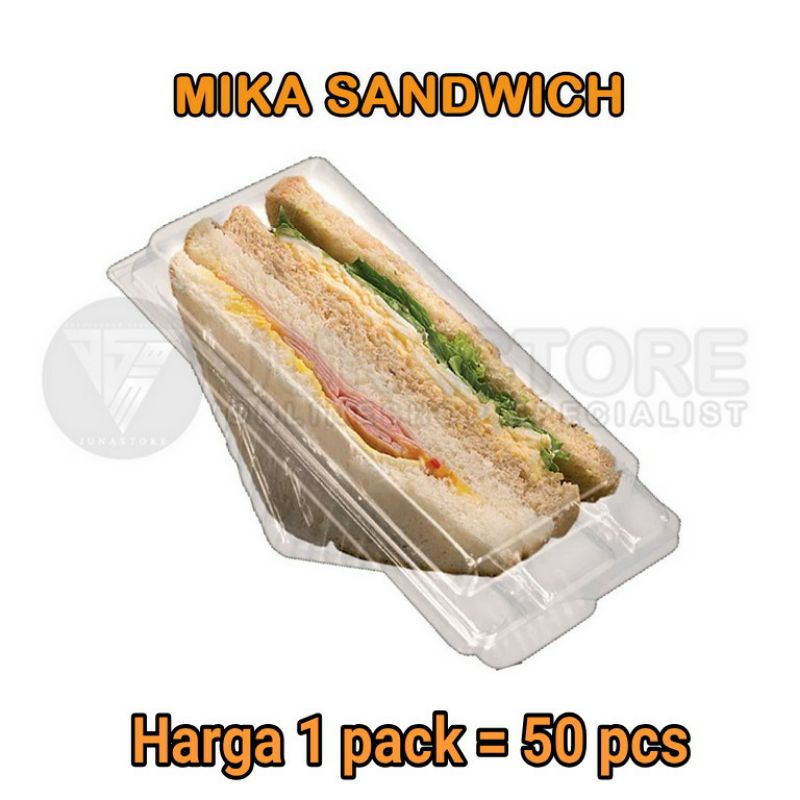 Mika sandwich / mika sandwich triangle (50pcs) | Shopee Malaysia