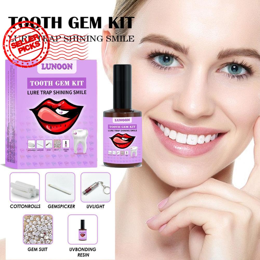 Tooth Gem Set Easy To Remove Beautiful White Teeth Easy Jewelry To ...