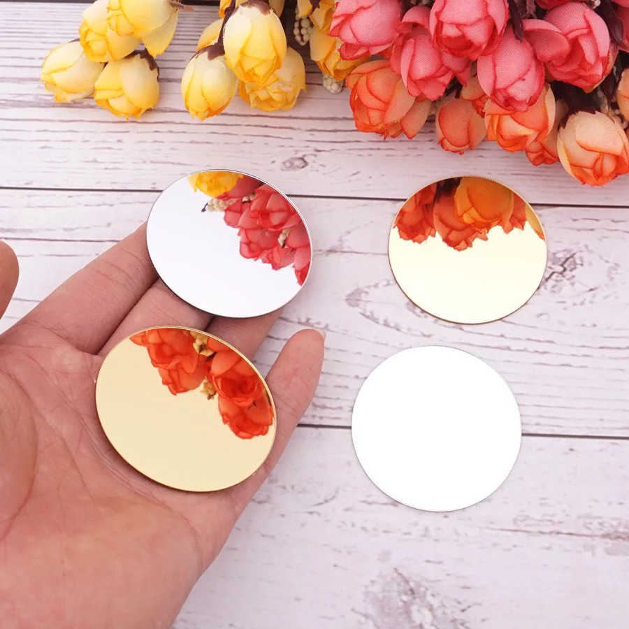 (Acrylic) Round Mirror Mica Sheet 45cm - 3mm thick - many colors ...