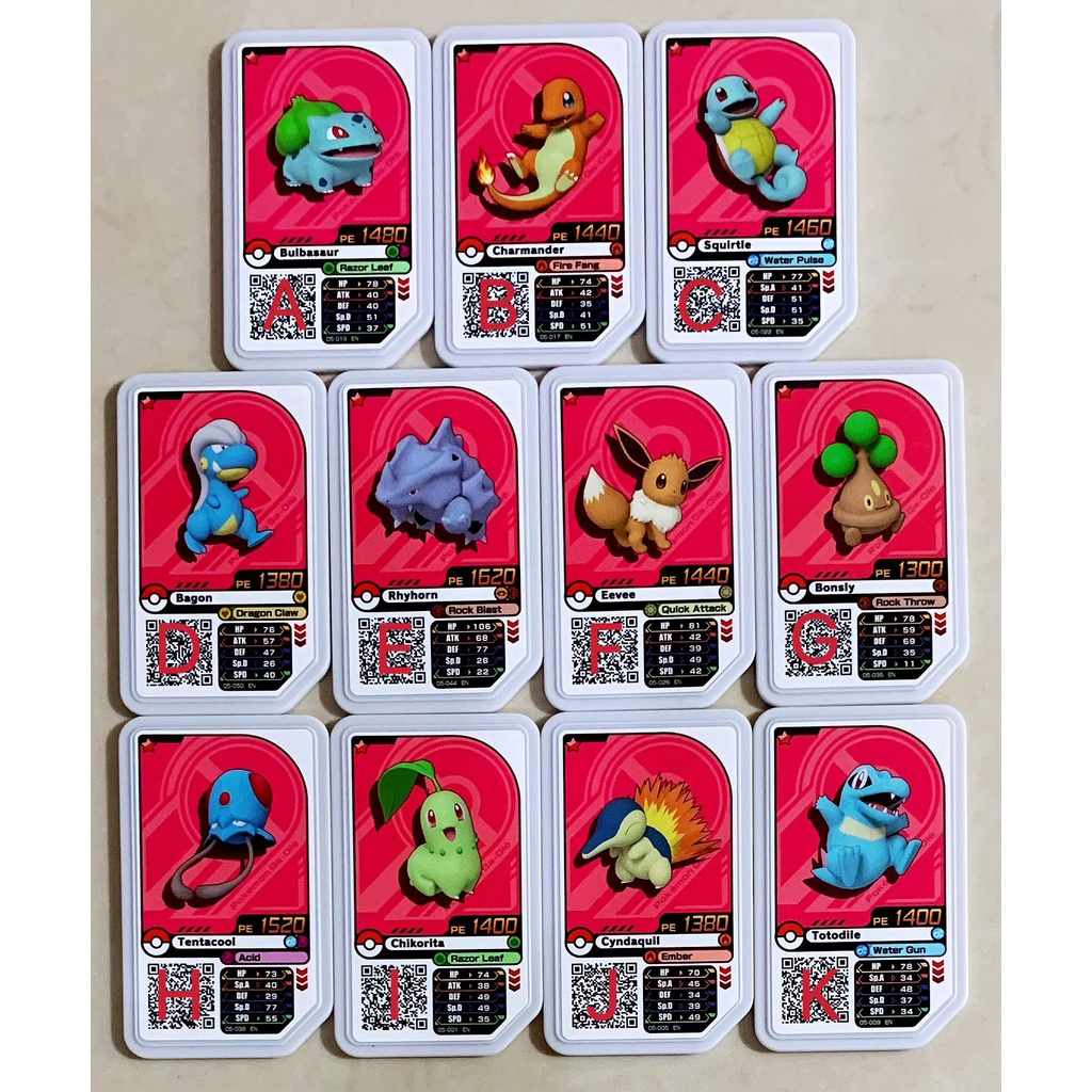 Pokemon Gaole Malaysia Lagend 1 Full Set 1⭐ Pokemon Monsters Scannable ...