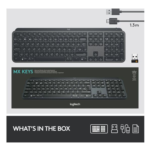 Logitech MX Keys/MX Keys S Advanced Wireless Illuminated Keyboard | Shopee Malaysia
