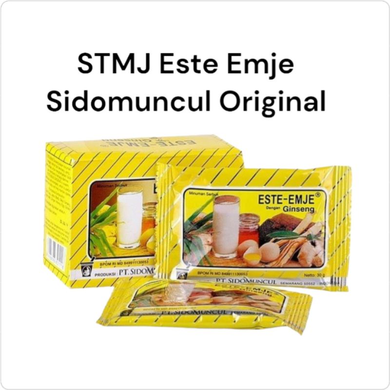 ESTE - EMJE GINSENG SIDOMUNCUL. MINUMAN KESEHATAN BADAN | Shopee Malaysia
