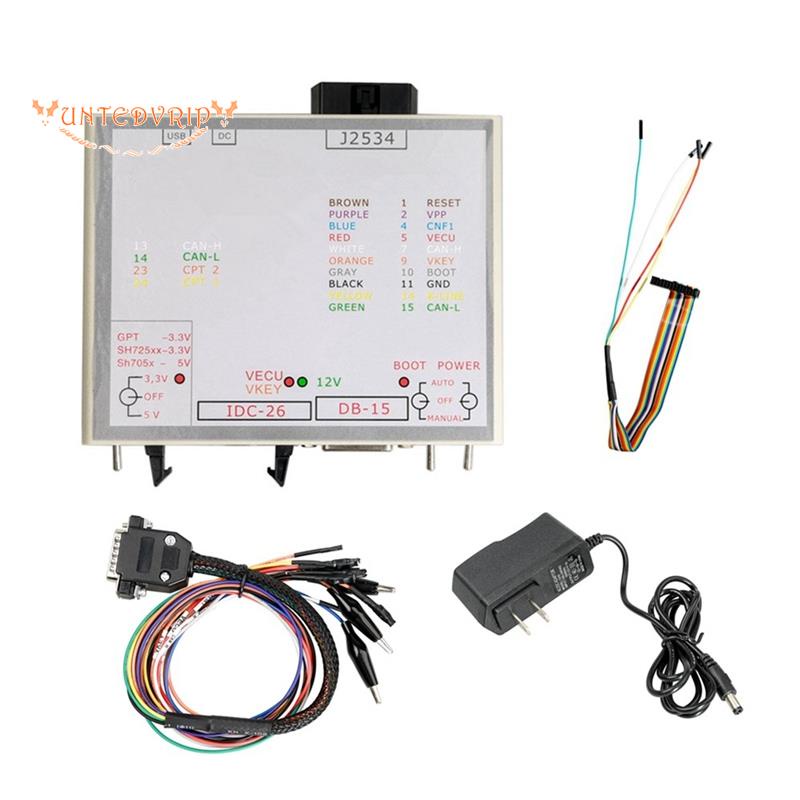 New Power Box J-TAG for FLASH Via J2534 Works for FLASH ECU-Soft OBD ECU Programmer Power BOX US ...