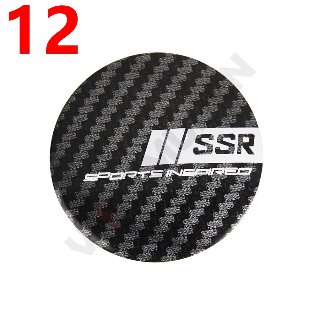 4PCS 56MM Stickers ADVAN ENKEI SSR XXR WEDSSPORT KRANZE WORK MEISTER VS ...