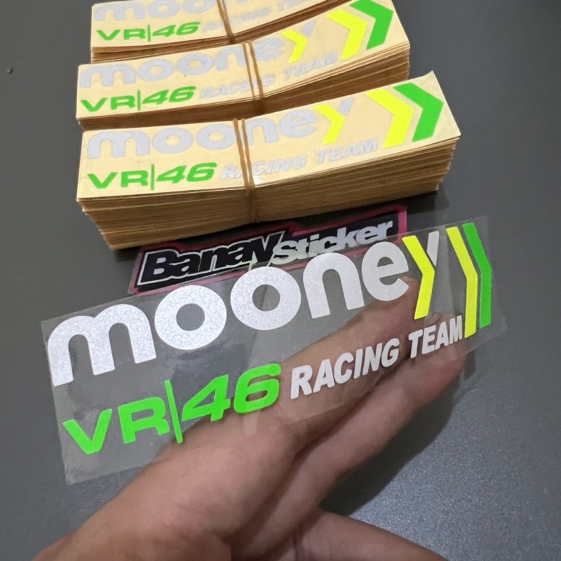 STICKER MOONEY STICKER VR46 RACING TEAM CUTTING | Shopee Malaysia