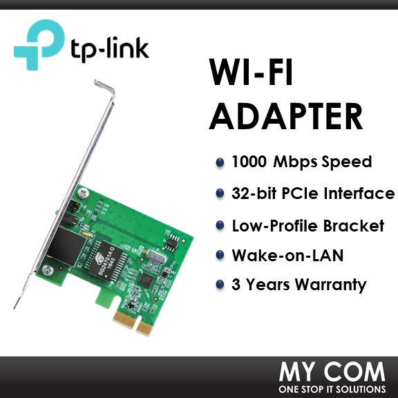 TP-Link TG-3468 1000Mbps Gigabit PCI Express Network Adapter LAN Card ...