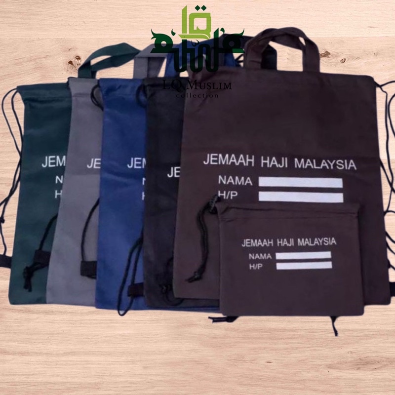 [Sale Promosi Merdeka]Uncang Kasut/Uncang batu/Beg Galas/Beg Umrah ...