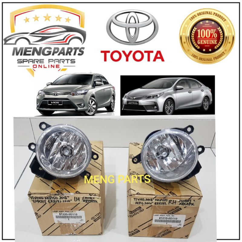 ORIGINAL TOYOTA ALTIS ZRE172 2014Y INNOVA 2016Y SIENTA PRIUS C VIOS ...
