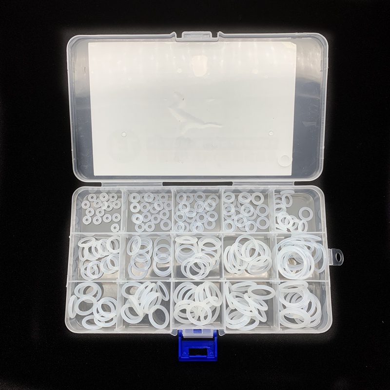 225PCS VMQ White O Ring Gasket Silicone Food Grade O-Rings Silicon Ring ...