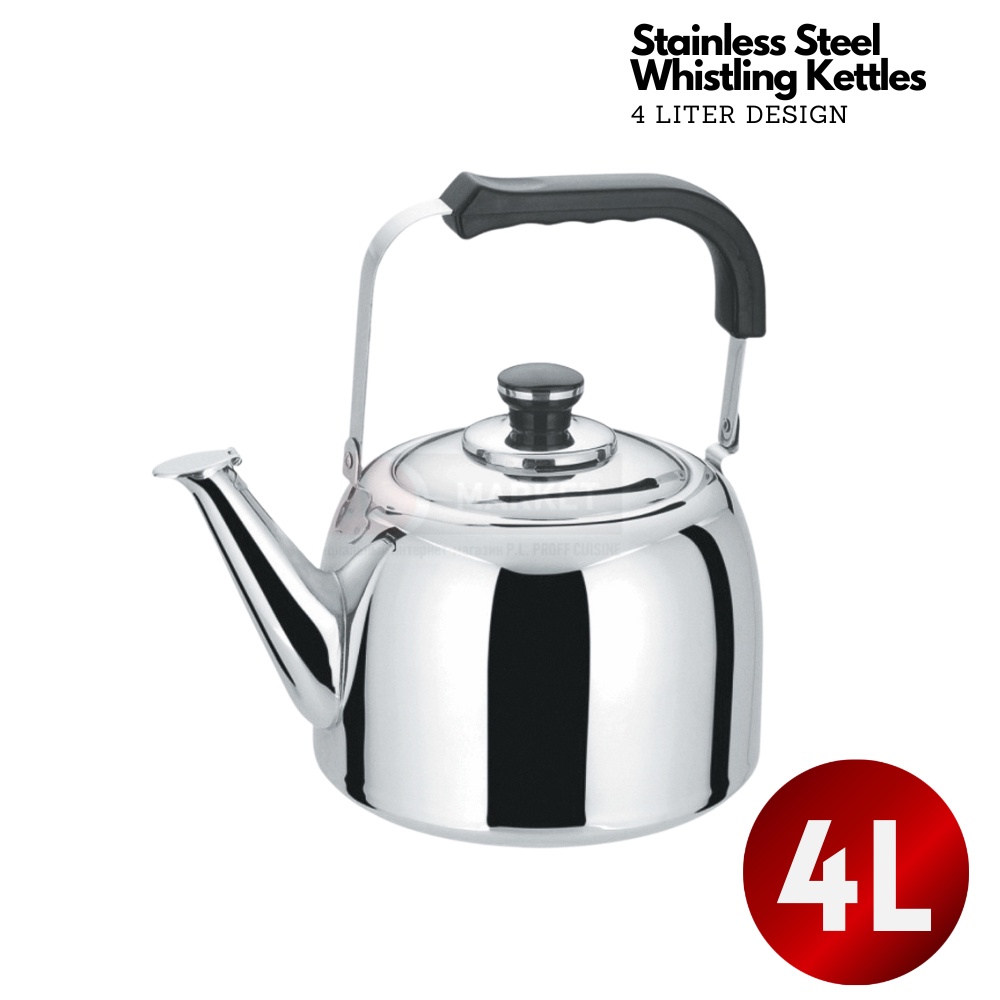 PREMIUM Whistling Kettle Stainless Steel Induction Stove Boiling Kettle ...