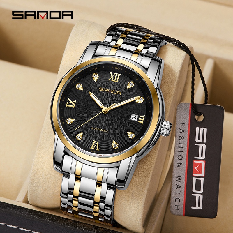 Sanda Simple Advanced Threaded Fashion Steel Band Luxury Casual ...