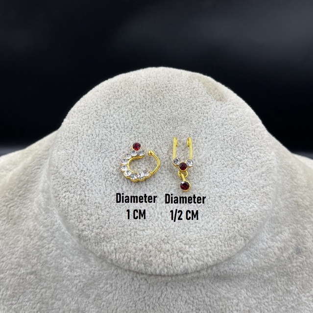 Aimpon Gold Plated Nose Pin Bridal Nose Ring Bridal Nose Pins