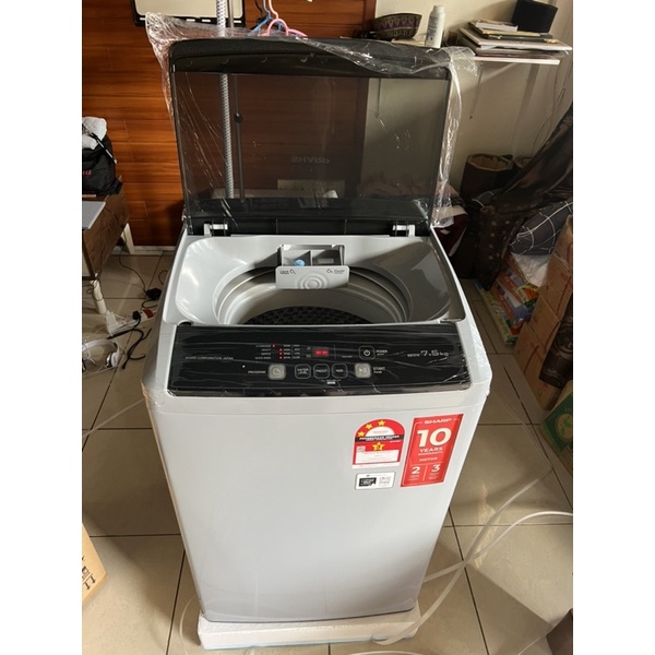 Sharp Fully Auto Washer/ Mesin Basuh Auto Sharp ES721X 7.5kg ES821X 8 ...