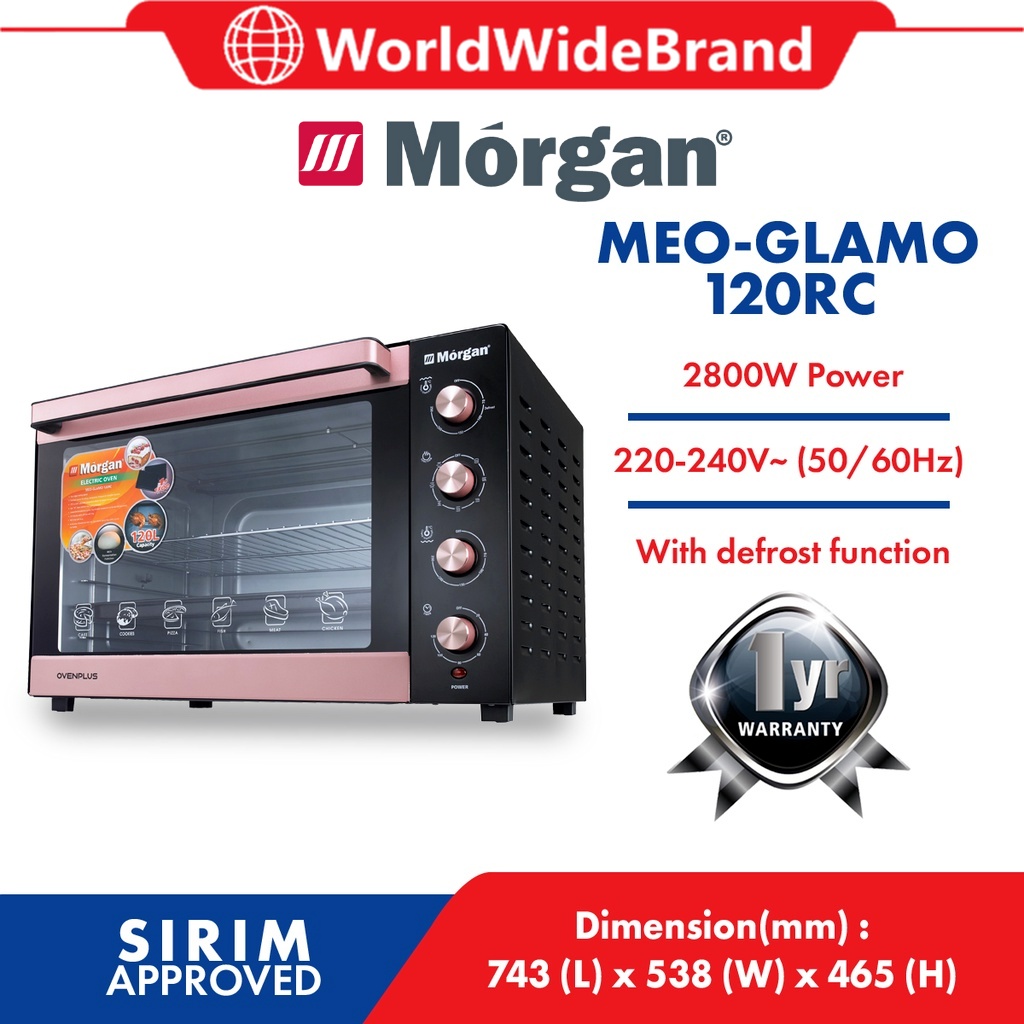 Morgan 120L Rotisserie & Convection Electric Oven MEO-GLAMO 120RC | Shopee Malaysia
