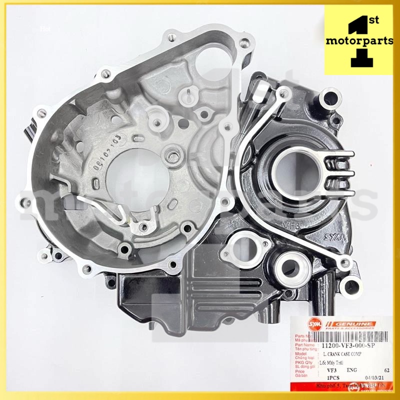 [100% ORI SYM] SYM VF3i LH / KIRI CRANKCASE CRANK CASE SYM185 ENGINE ...