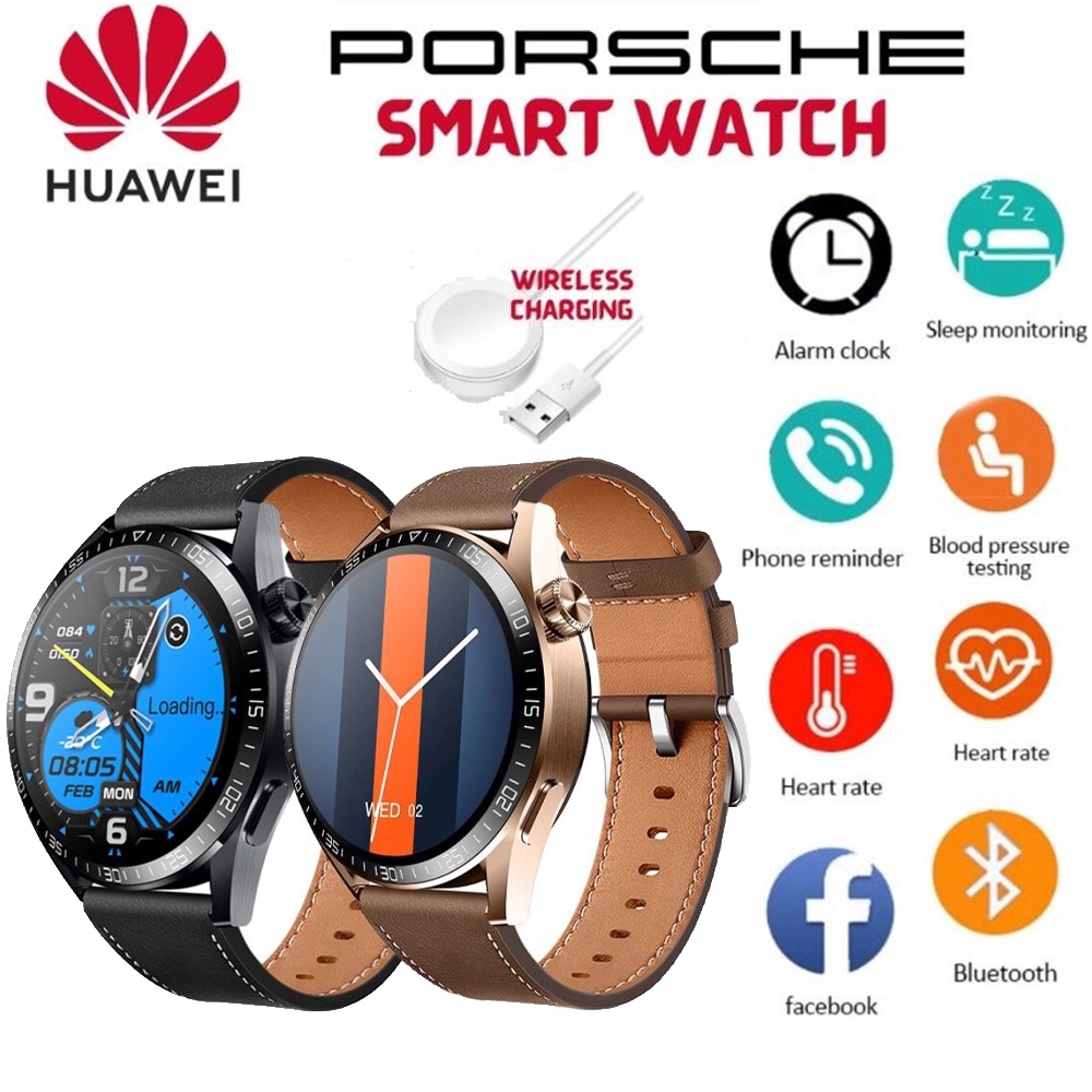 Huawei Porsche GST3/GS3 PRO Smart Watch Heart Rate Monitor Sports ...