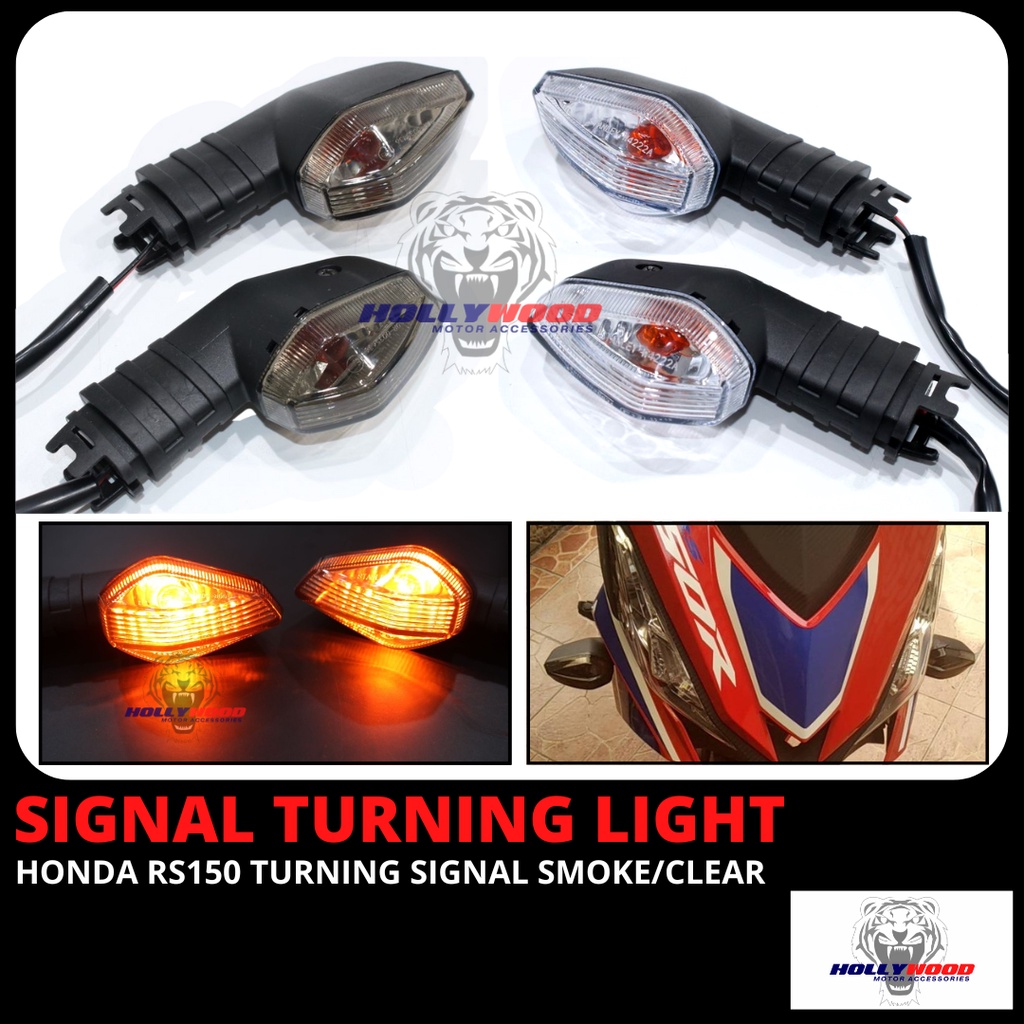 HONDA RS150 V2 LED SIGNAL ASSY FRONT / REAR CLEAR / SMOKE LAMPU SIGNAL ...
