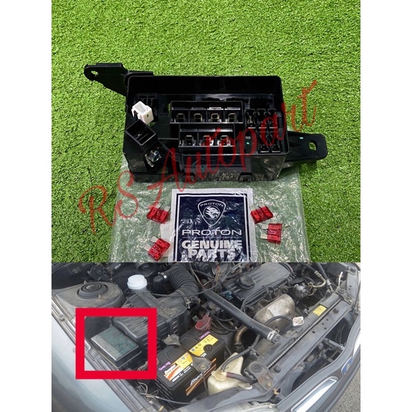 KOTAK FIUS FUSE BOX ORIGINAL PROTON WIRA SATRIA PUTRA ARENA NEW OLD ...