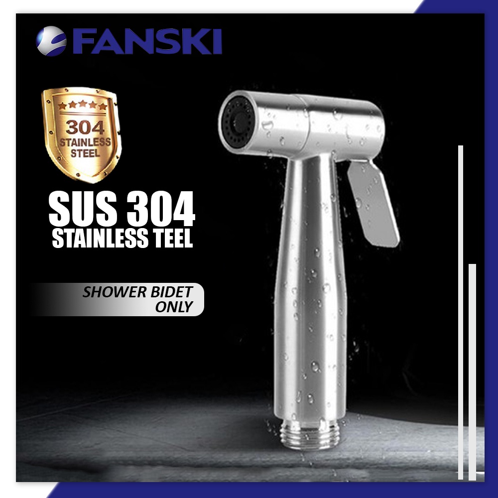 SS333 304 STAINLESS STEEL HAND SPRAY SHOWER BIDET ONLY AT-222304 ...