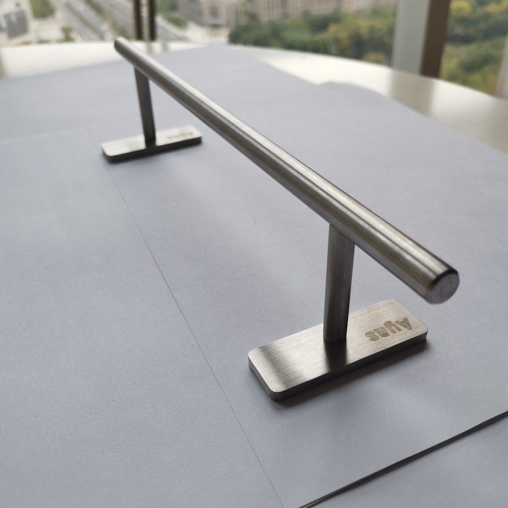 Professional Fingerboard Rail Solid Stainless Steel Rod Detachable for ...