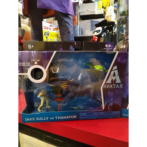 McFarlane Toys Disney Avatar: World of Pandora Jake Sully vs Thanator Action Figure Set | Shopee ...