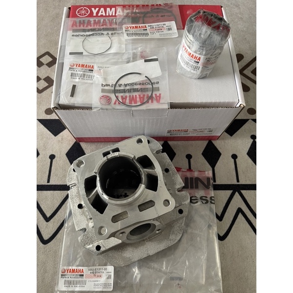 ORIGINAL YAMAHA Y125Z Y125ZR BLOCK KIT SET BLOK RING PISTON 125ZR ORIGINAL HLY 100% 5BU-WE13E-00 ...