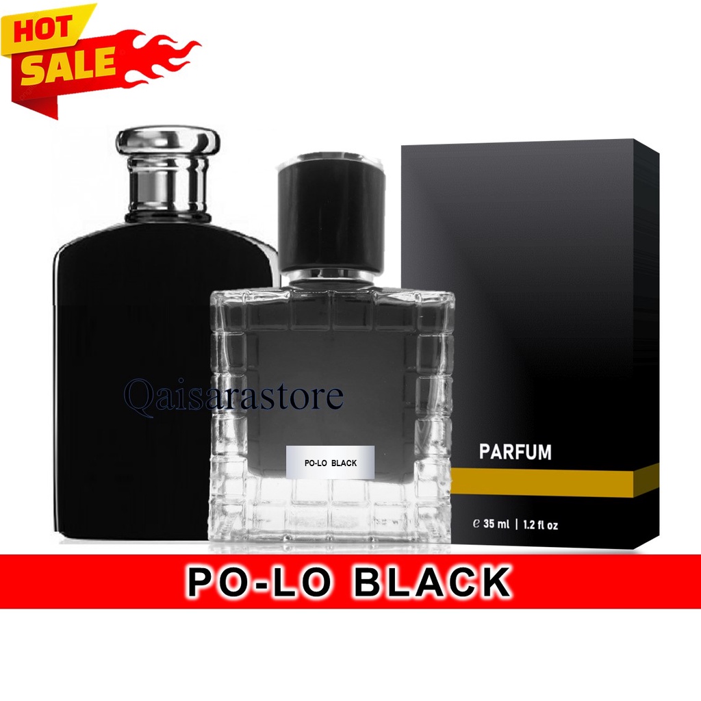 Pollo Black Long Lasting Parfum Perfume Viral EDP Travel Size Mesra ...
