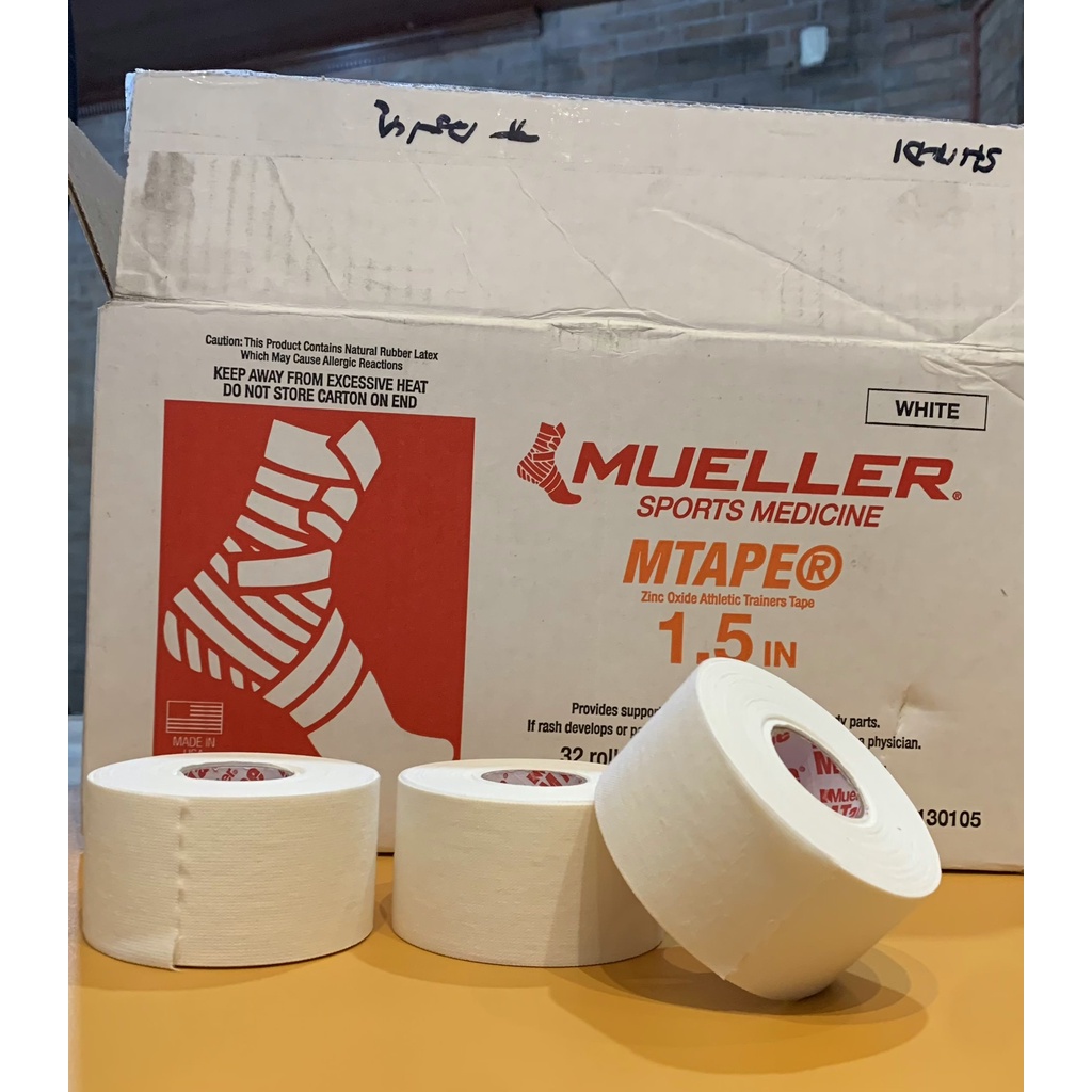 Mueller Tape MTape 1.5" x 15 Yards Athletic Tape (per roll) | Shopee ...