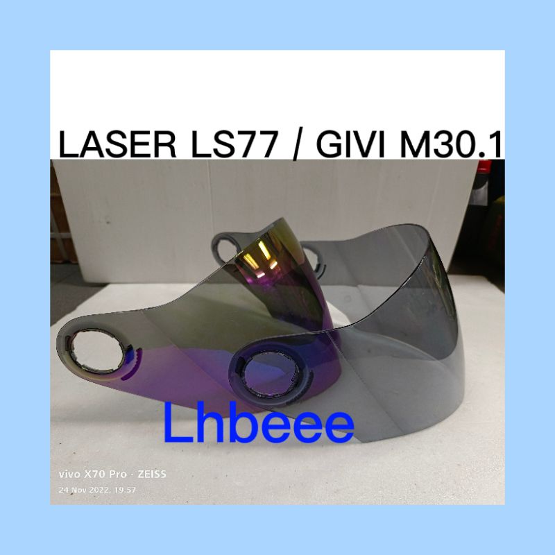 LASER LS77 /GIVI M30.1HELMET VISOR LS 77 SMOKE /RAINBOW | Shopee Malaysia