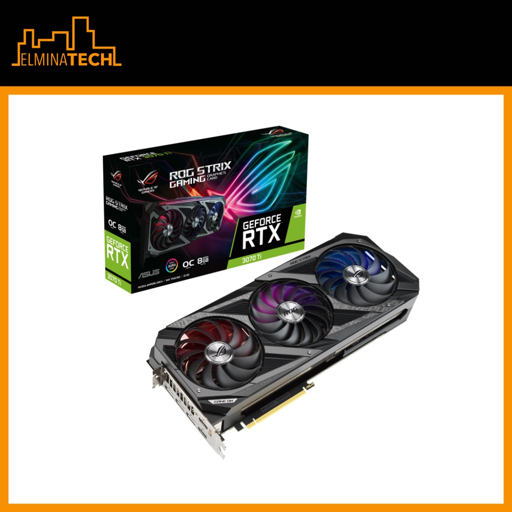 Asus ROG Strix GeForce RTX 3070 Ti O8G Gaming Graphics Card | Shopee ...