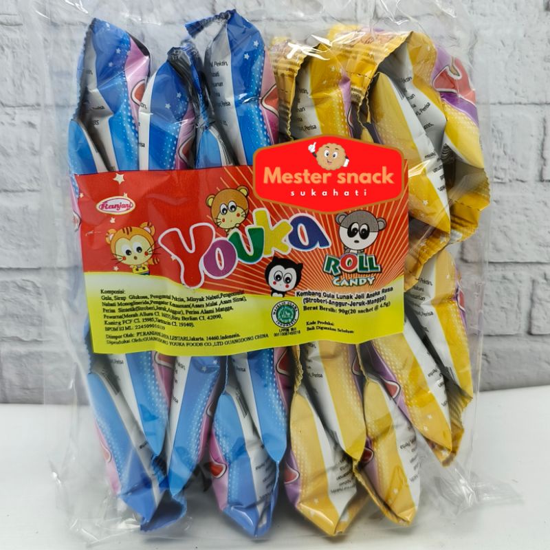 Youka Roll Candy (1 pack contains 20 pcs) | Shopee Malaysia