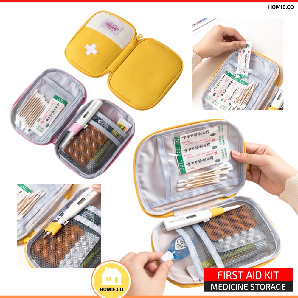 Portable First Aid Medicine Emergency Bag Pocket Bag First Aid Kit ...