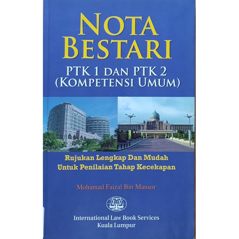 (BK-264) Nota Bestari PTK 1 dan PTK 2(Kompetensi Umum)Rujukan Lengkap ...