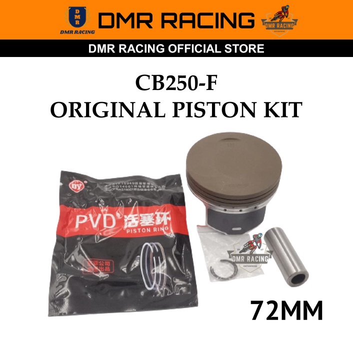 SHR-3/BNK-3/FLY/FW250/HJ250/KEWS-4T CB250-F Std 72MM Piston Kit ...
